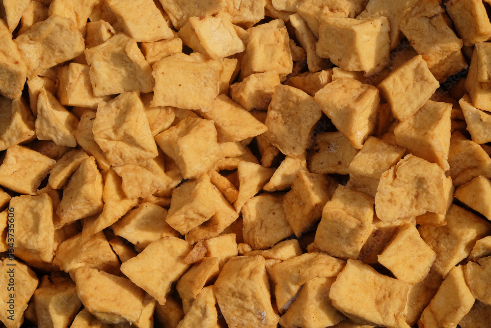 Background pattern and texture of stack of traditional tofu.Traditional ...