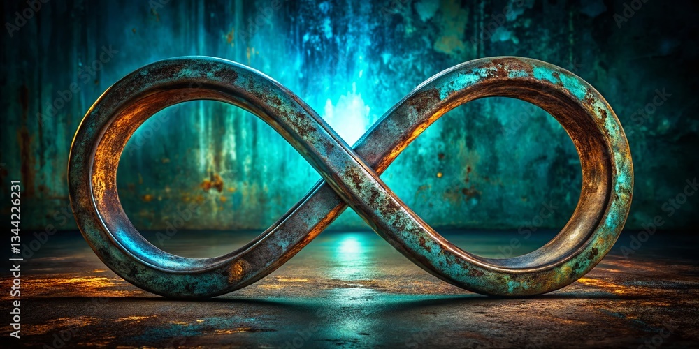 Long Exposure Photography: Abstract Infinity Symbol with Corroded ...