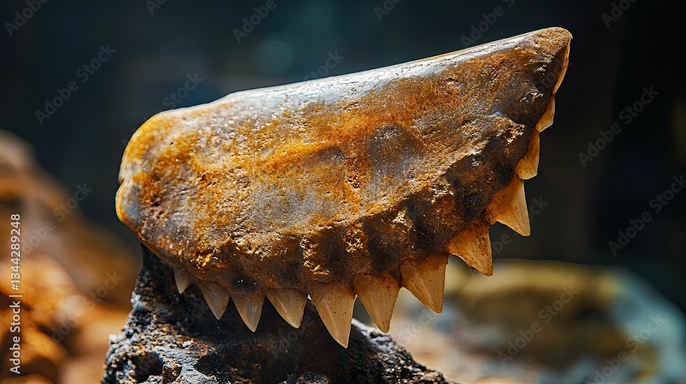 Fossilized Shark Tooth â€“ A rare fossilized shark tooth from Morocco ...