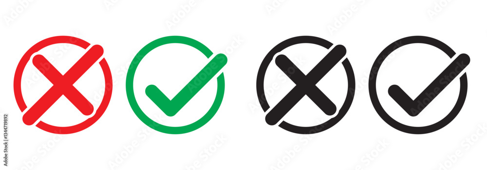 Stock-Vektorgrafik „check mark icon button set. check box icon with ...