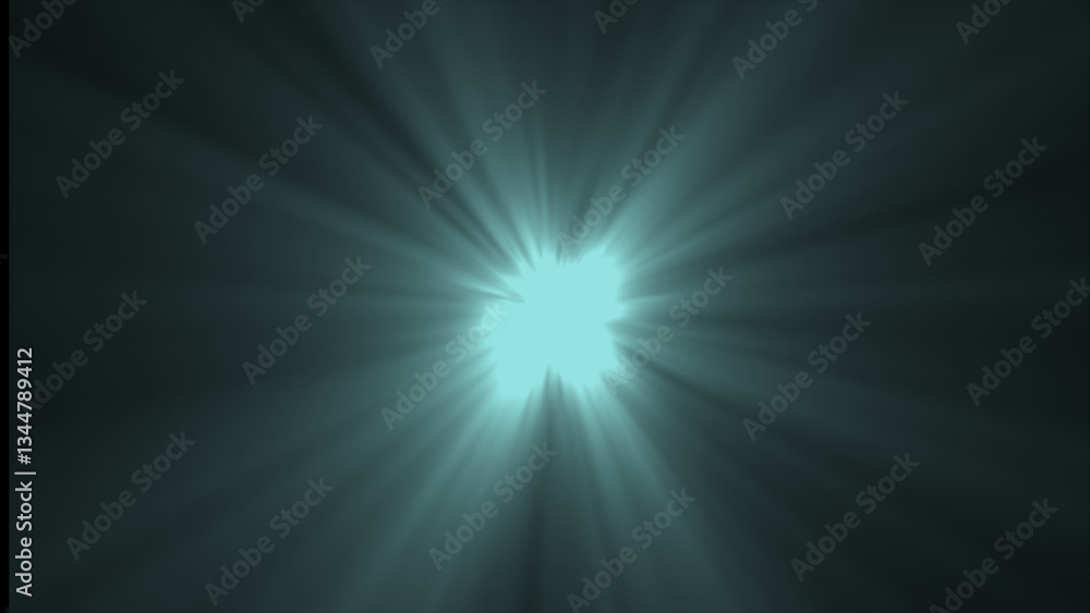 Lens flare Real optical lens flare on black background. Center ...