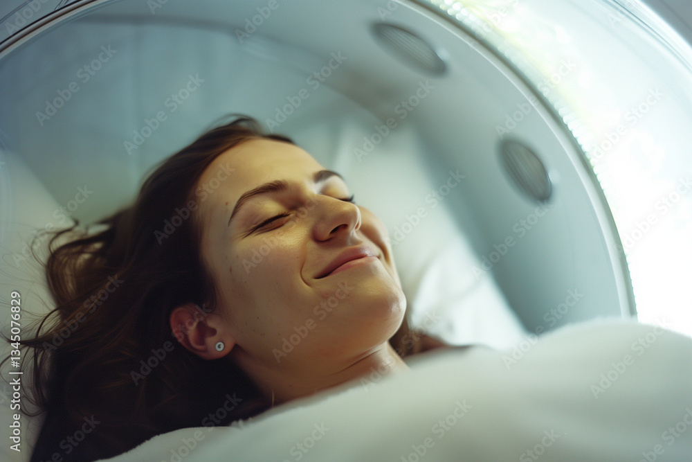 Hyperbaric oxygen therapy for wound healing and life longevity. Person ...