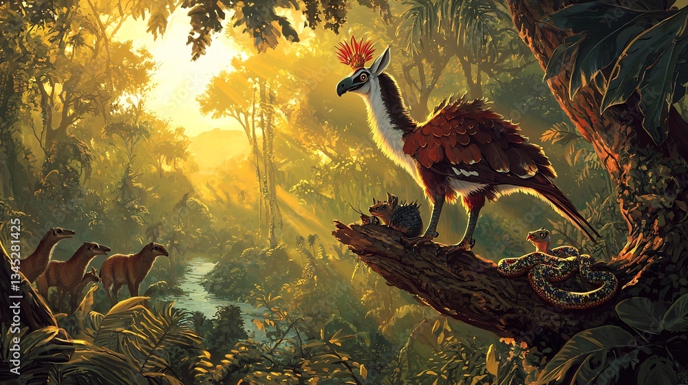 Mysterious African rainforest where okapis duikers crowned eagles ...