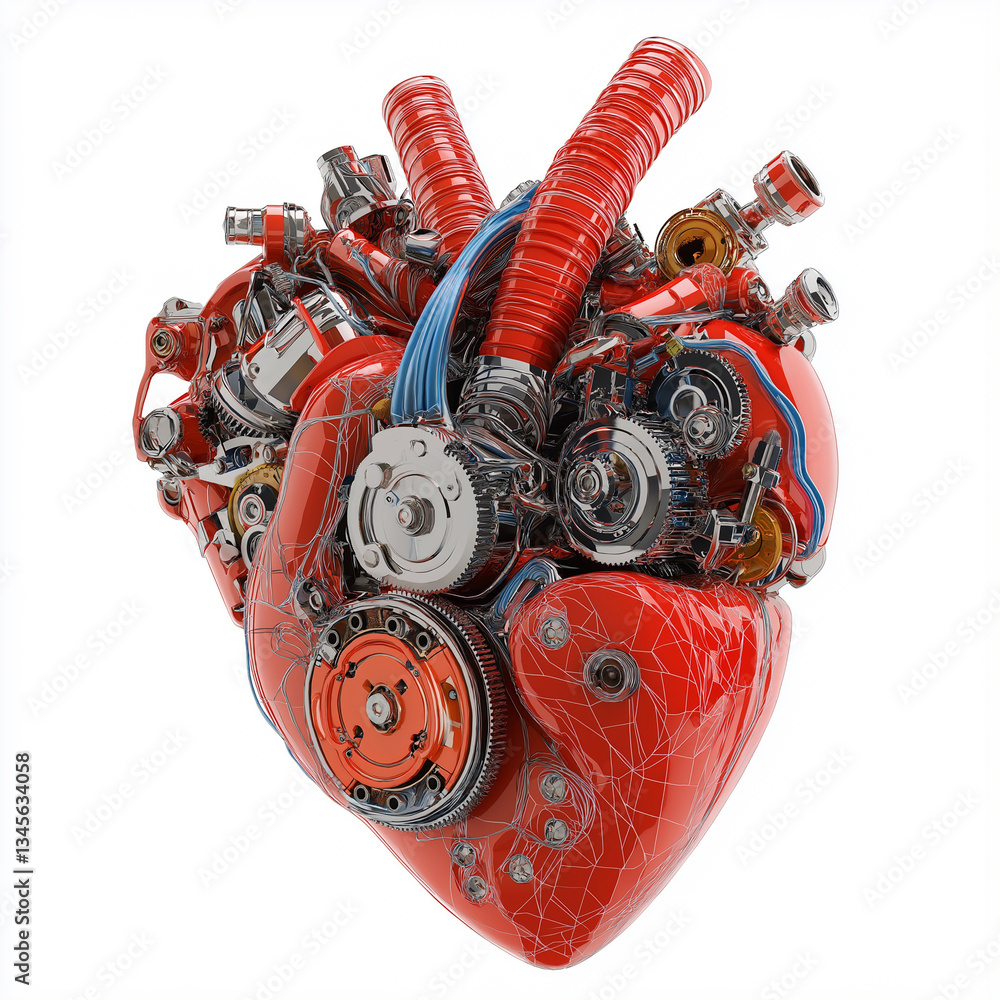 Bionic organ prosthetics design. Bioengineering. Artificial organ. Clip ...