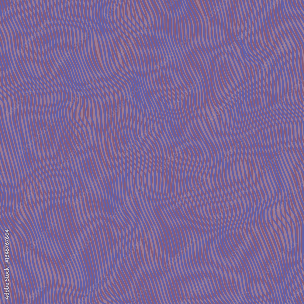 Wavy lined purple colors geometric pattern with optical moire effect ...