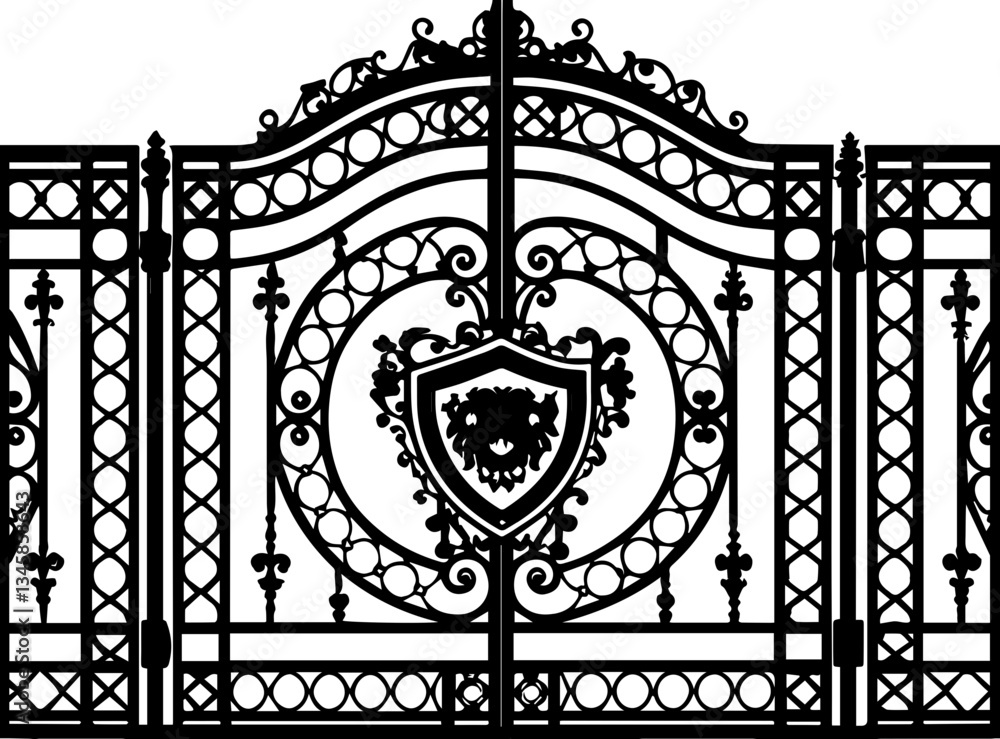 Specialty gate designs with a nature theme wrought iron gates available ...