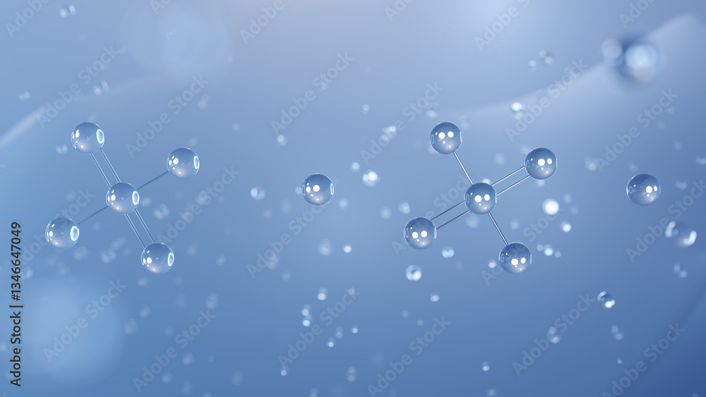 potassium alum molecular structure, 3d model molecule, e522 structural ...