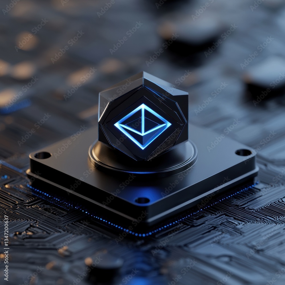 futuristic banking logo, a cutting-edge banking and fintech icon ...