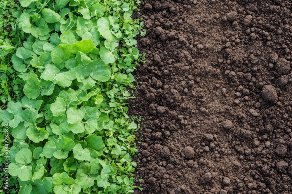 Before and after comparison of tilled soil vs. no till soil with cover ...