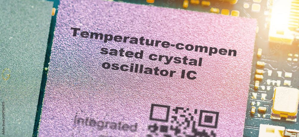 Temperature-compensated crystal oscillator IC Provides highly stable ...