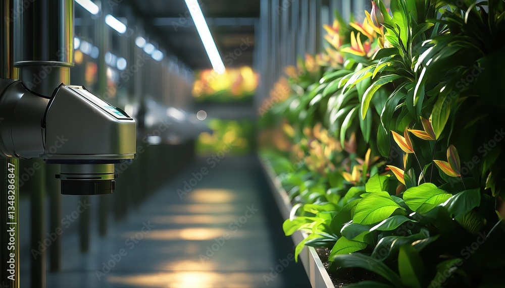 Agentic AI Monitoring Vertical Farm Growth - Smart Agriculture Tech ...