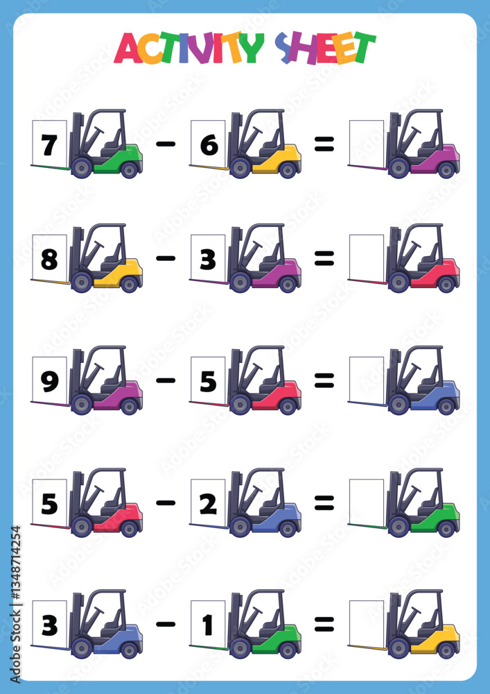 Math Worksheet educational how many activities for children. Learning ...