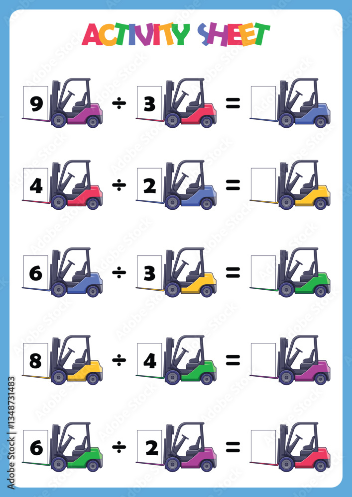 Math Worksheet educational how many activities for children. Learning ...