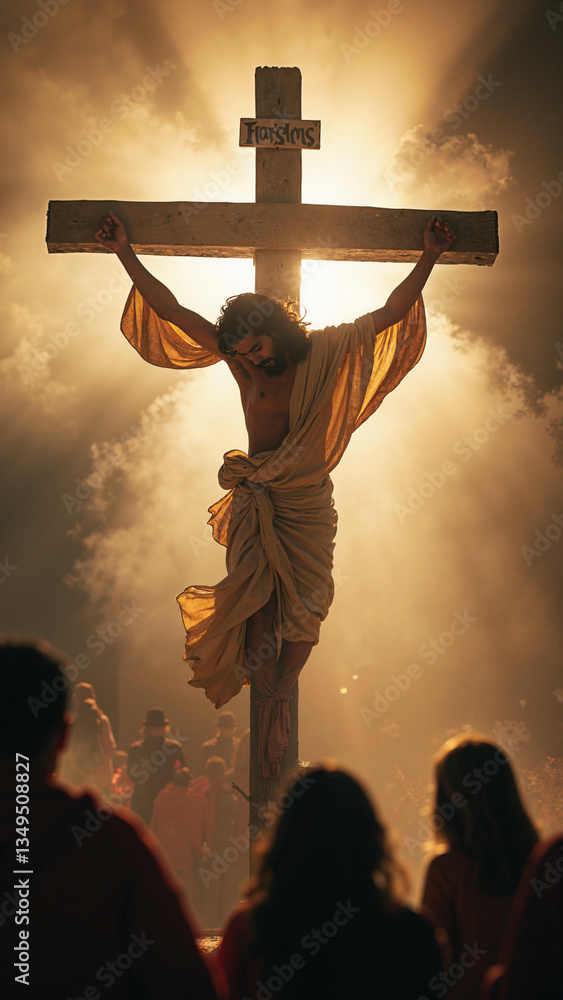 Jesus Christ on the Cross - Isolated on Transparent Background for ...