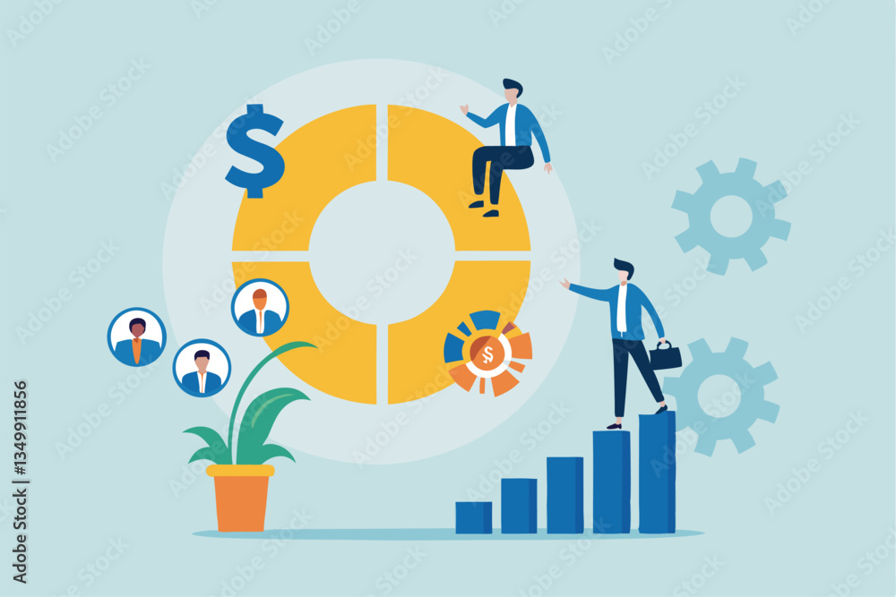 Balanced scorecard measuring performance from financial, customer ...