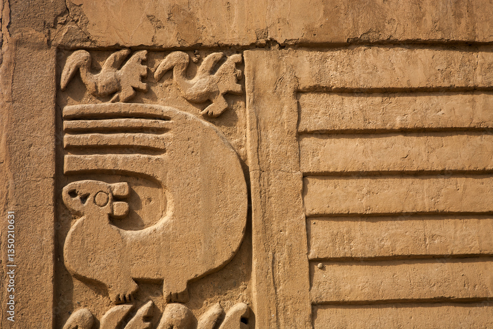 Stock-Foto „Echoes of an ancient civilization linger in the vast adobe ...