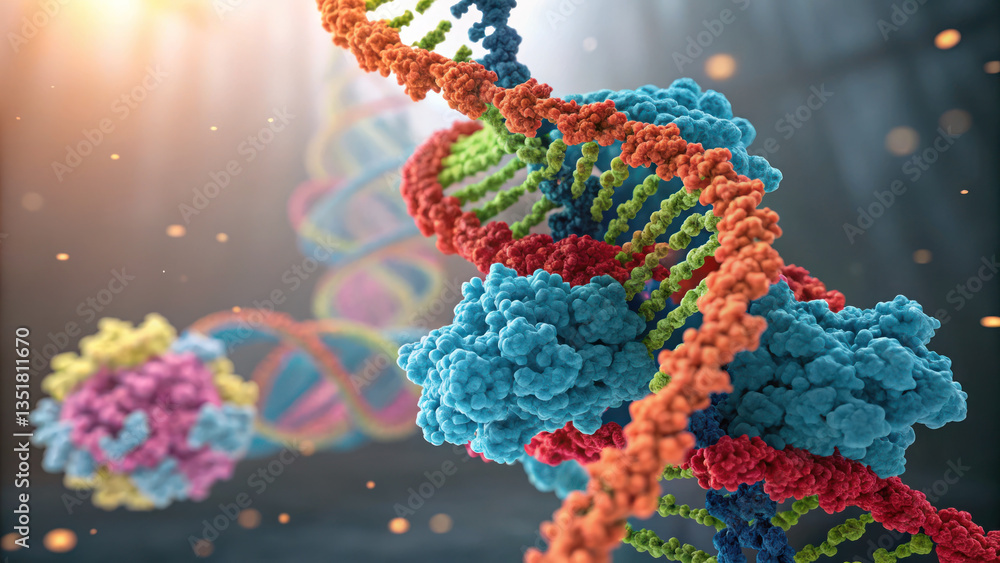 intricate structure of DNA showcases essential roles of nadh and atp ...