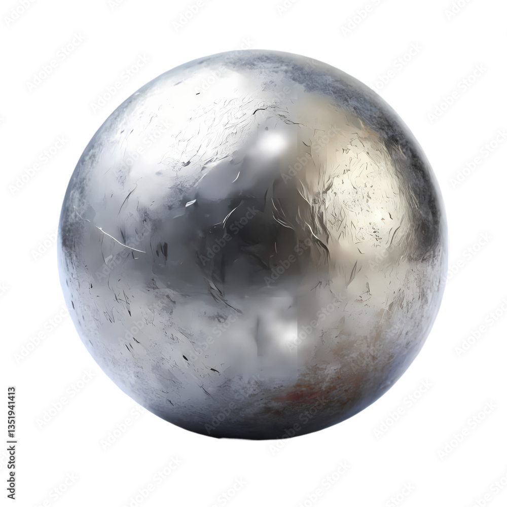 Metallic Sphere Texture HighRes Background Image isolated on ...