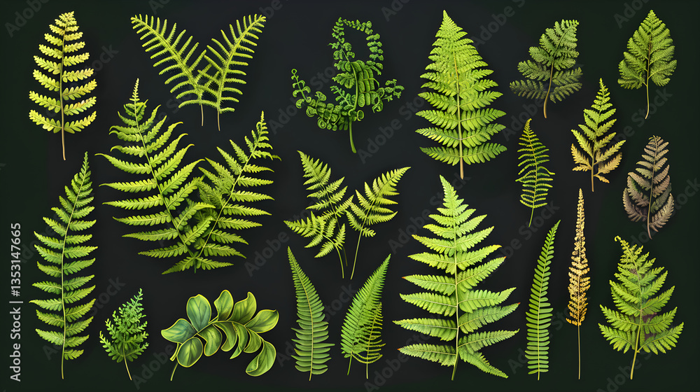 Exploring the Diverse Fern Species in Detail: An Illustrated Guide to ...