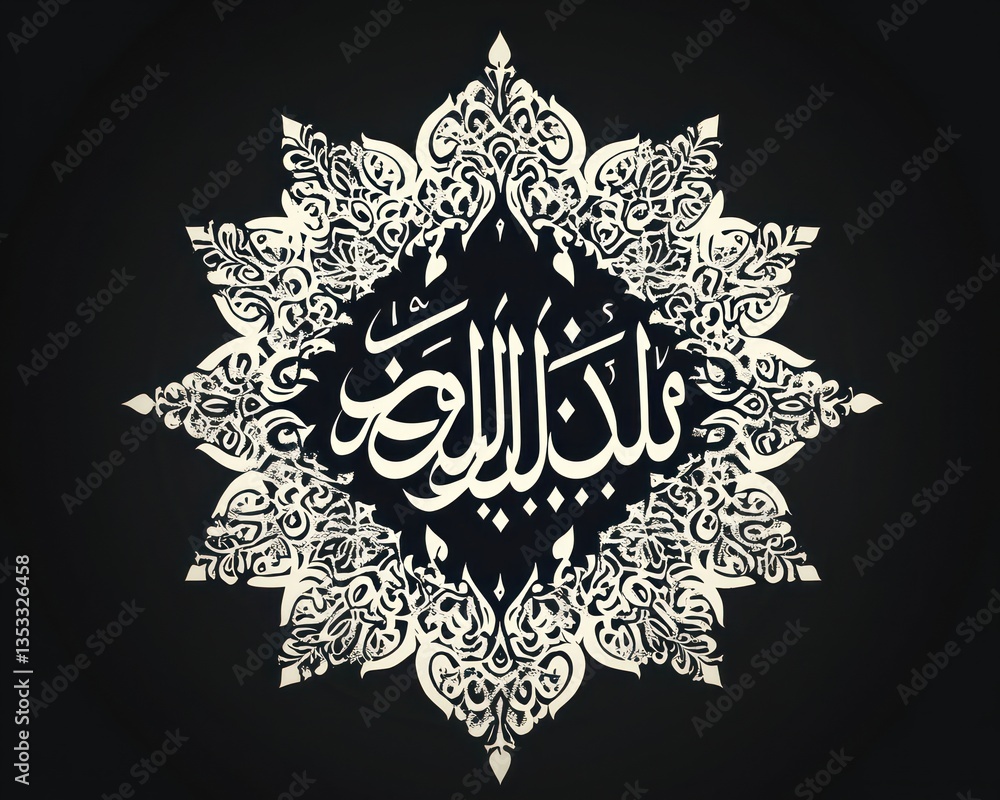 Modern Islamic Calligraphy Design Selamat Hari Raya Aidilfitri ...
