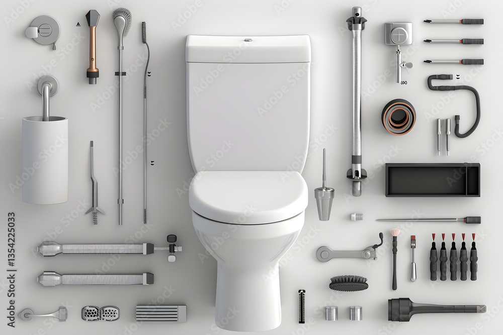 Step-by-Step Visual Guide on Water Closet (WC) Installation: From Initial Positioning to Final ...