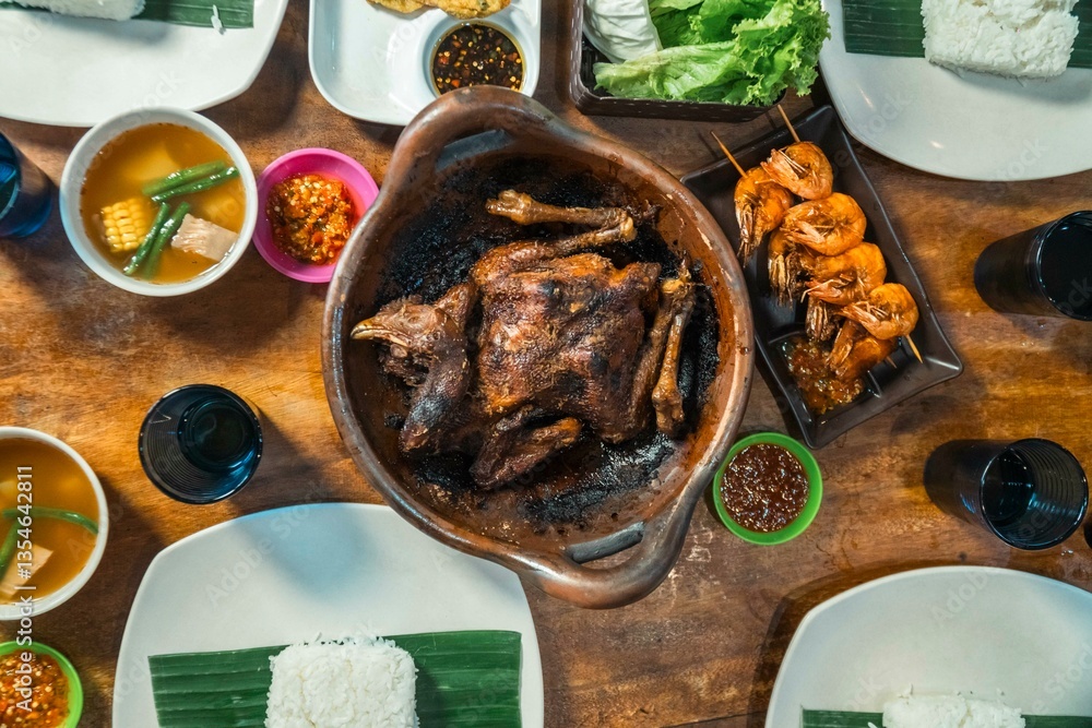 Nusantara indonesian traditional food chef south east asia Stock Photo ...
