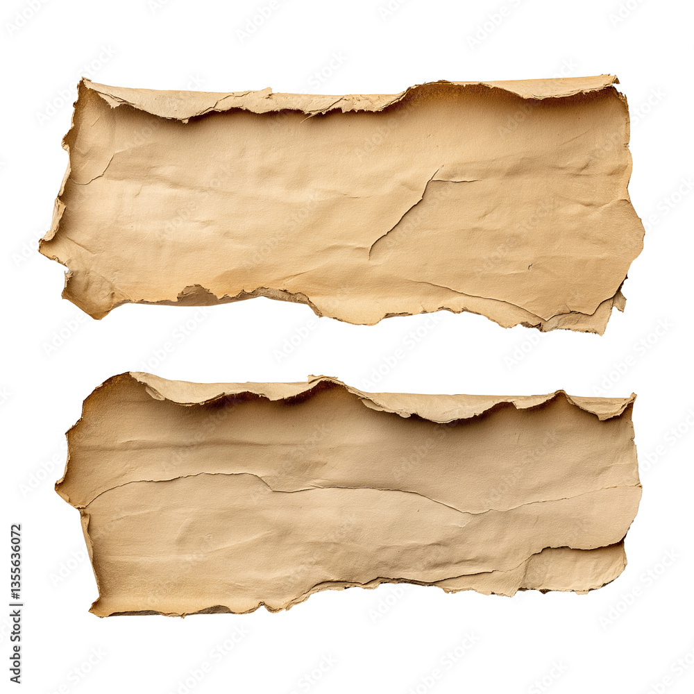 Perfect Vintage Paper Texture Background - Old Parchment Scroll with ...