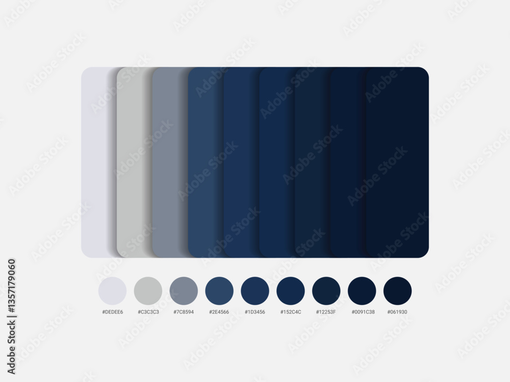 Denim color palette, Denim color palette with names. Catalog samples of ...