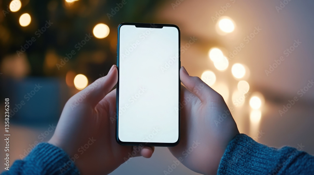 Smartphone displaying suspicious notification in cozy setting for scam ...