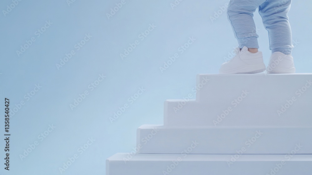 Baby's First Steps: A Symbol of Growth and New Beginnings Stock ...