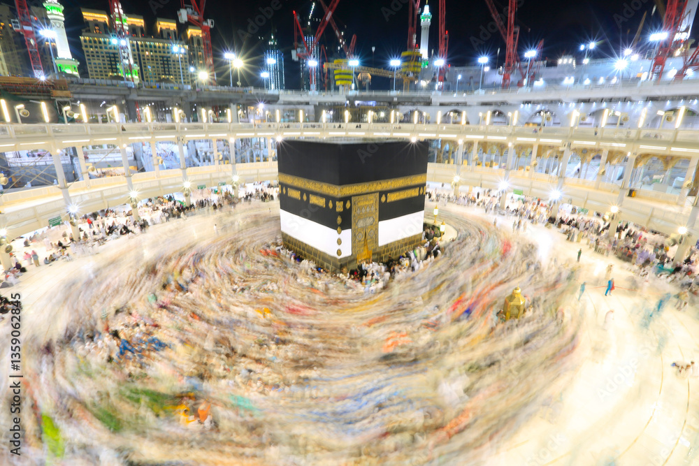 The Kaaba or Kaaba Sharif is the stone structure at the center of the ...