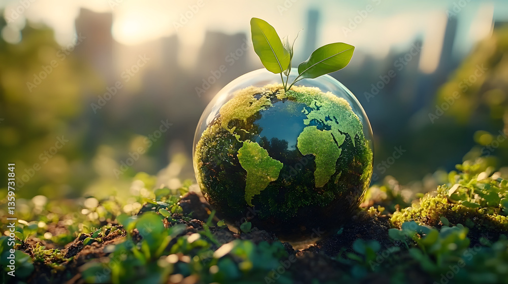 Environmental technology concept. Sustainable development goals ...