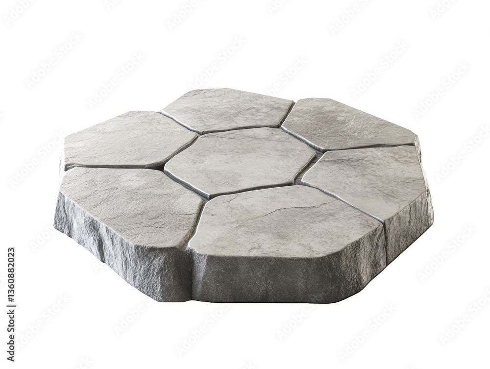 Decorative stone stepping stones for garden pathways and landscaping on ...