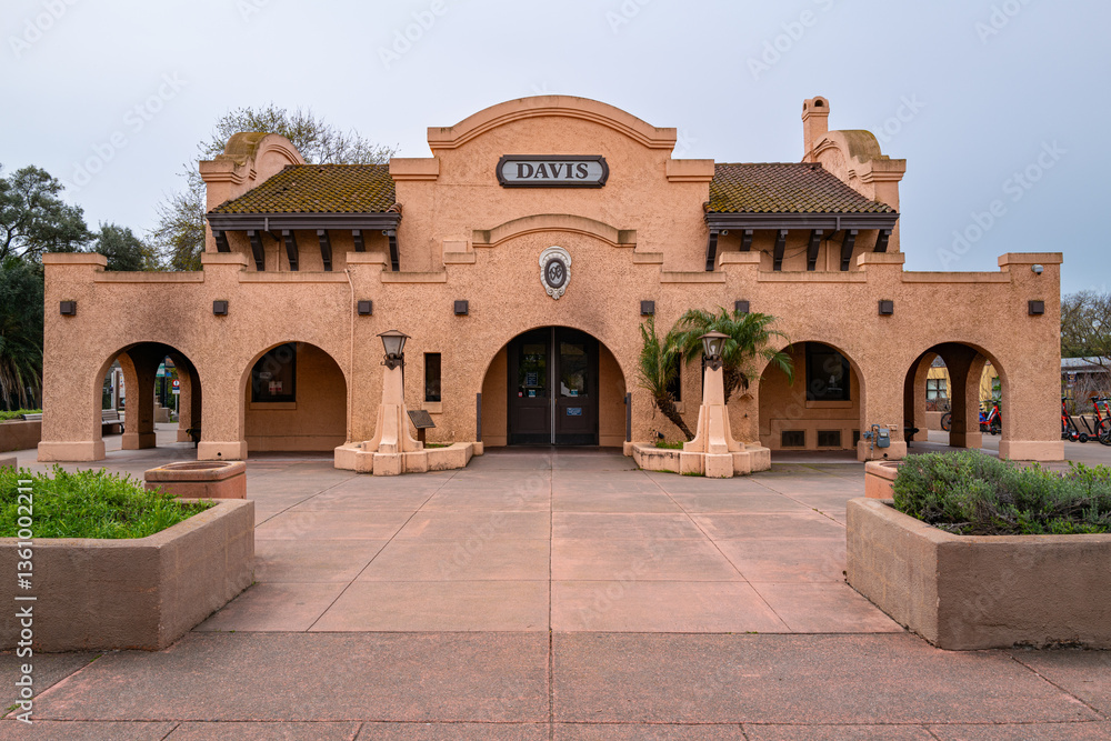 Photo the historic Mission Revival style Amtrak train station in ...