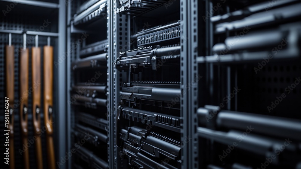 Prohibited weapons stored under regulated conditions in a police ...