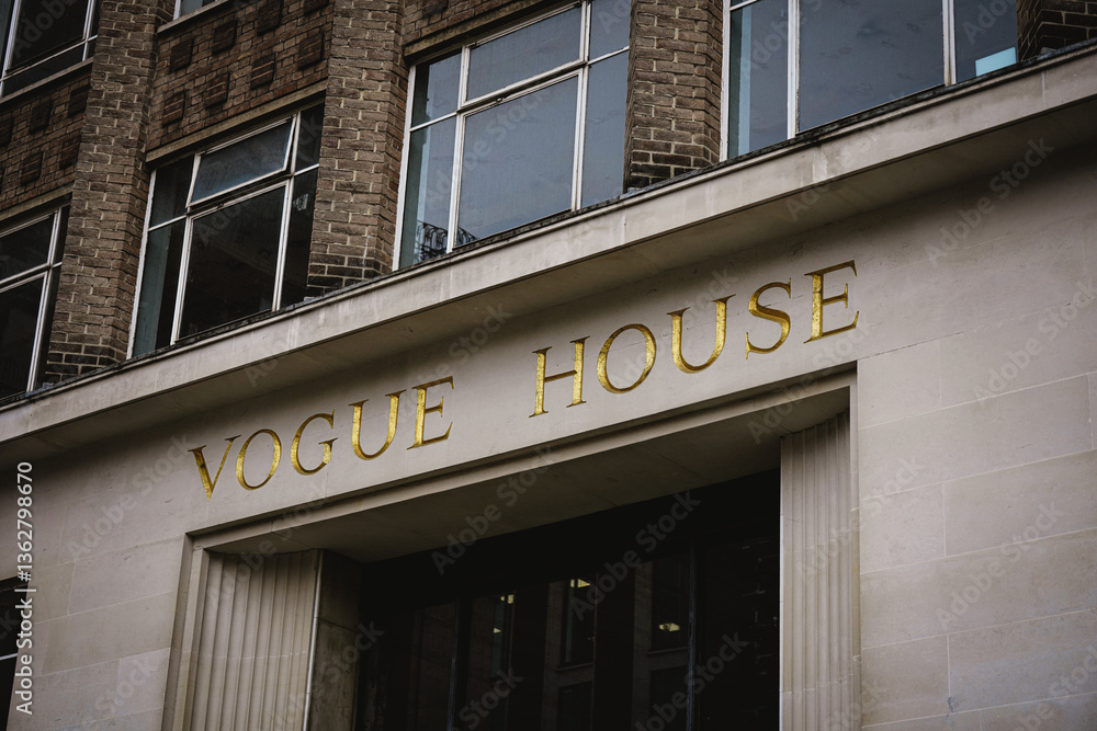 British Vogue House (Vogue Magazine) - Condé Nast Brand Name Lettering ...