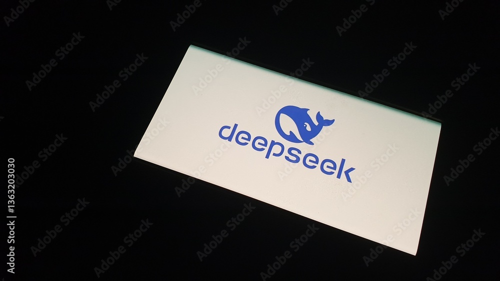 New Delhi, India - March 26 2025. DeepSeek AI logo, is a series of open source AI ML Development ...