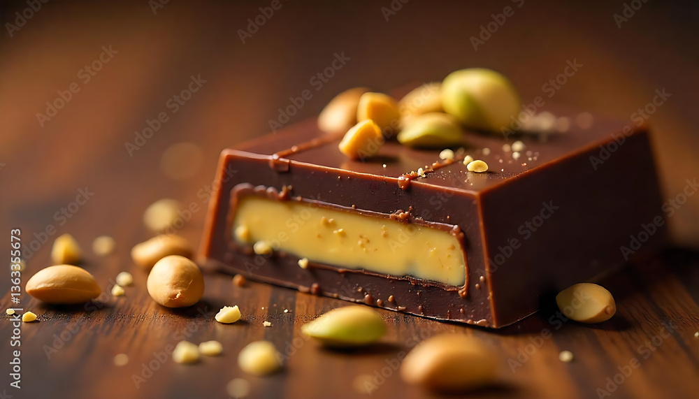 Dubaï chocolate bar pistachio kadaif, Modern dessert. Dubai chocolate ...