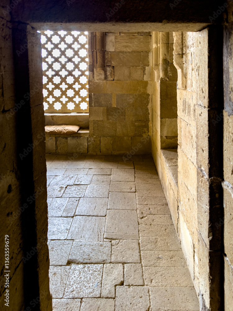 azerbaijan, diri baba, shamakhi, 14th, century, mausoleum, tomb, carved ...