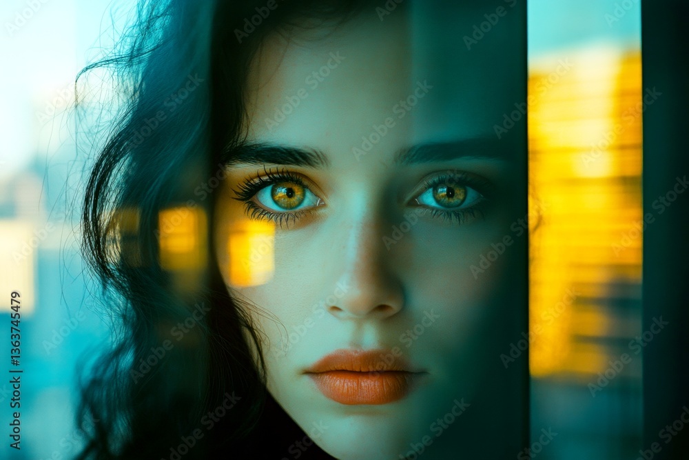 Chronic disorder - hyperthyroidism: abstract image of individual status ...