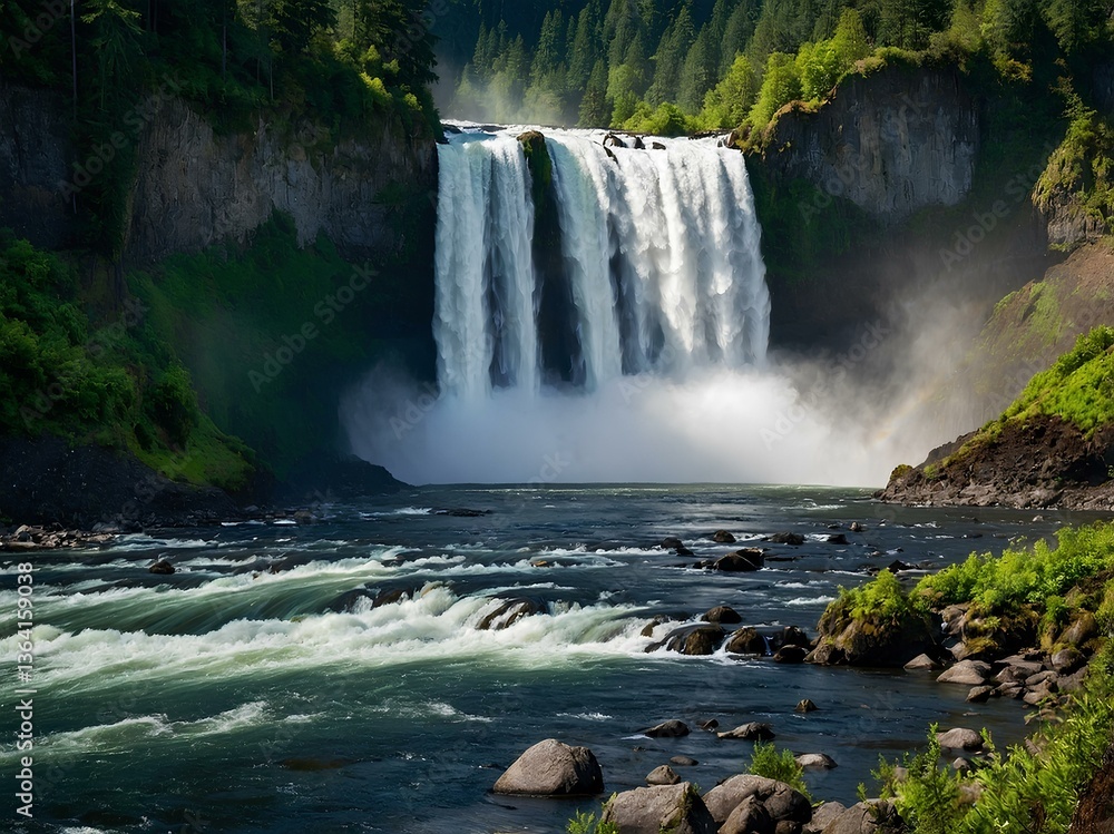 Snoqualmie Falls: Washington’s Iconic Cascade, Where Powerful Waters ...