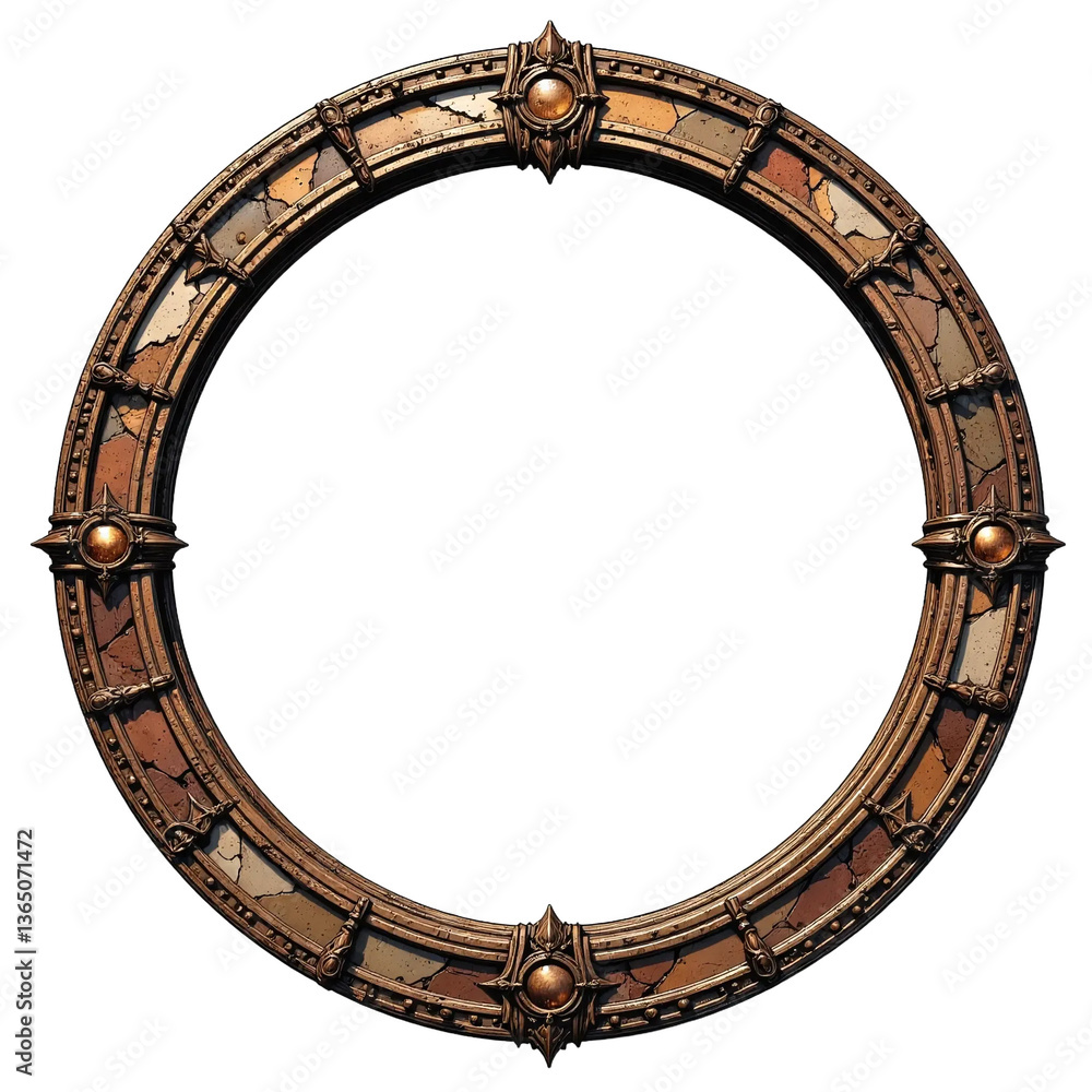 DND Circle Token Border Frame Fantasy Artwork Medieval Design RPG Game ...