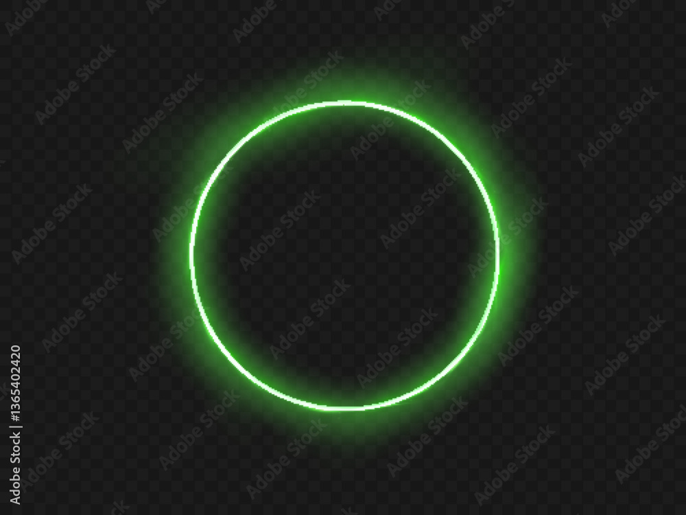 Glowing trail effect on transparent background. Modern magical magic ...