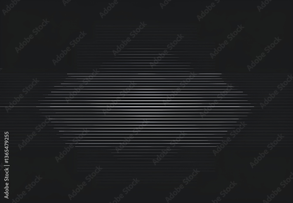 Black background with pixelated horizontal lines of different sizes ...