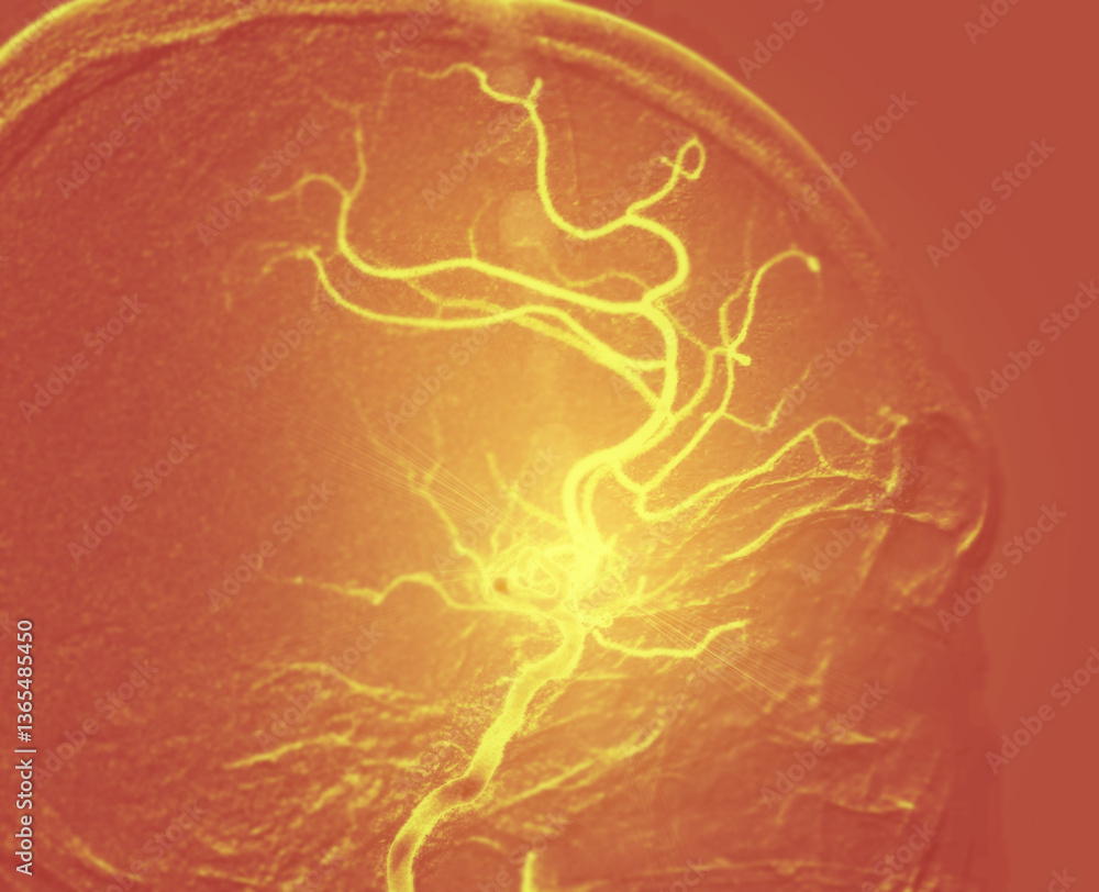 Cerebral angiography is a specialized procedure to visualize the ...