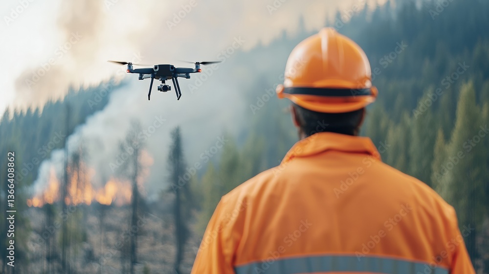 Wildfire search and rescue pilot using drones for emergency response in ...