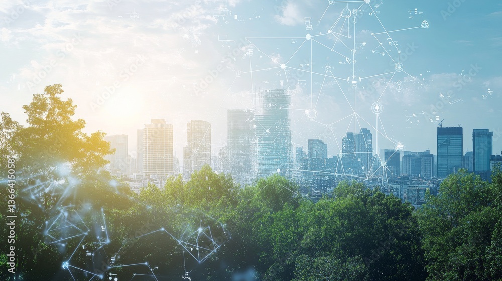 An AI powered system improving climate change forecasting by analyzing global weather patterns ...