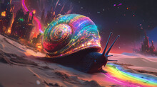 Rainbow Snail Free Stock Photo - Public Domain Pictures