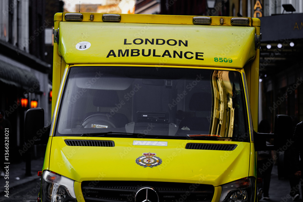 London Ambulance Car Logo, NHS National Health Service, Medical ...