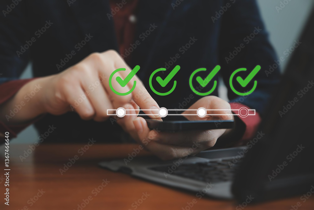 Online survey questionnaire with progress bar for compliance with ...